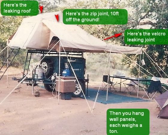 Bushman Camping – Annotated trailer – Bewilderbeast Droppings